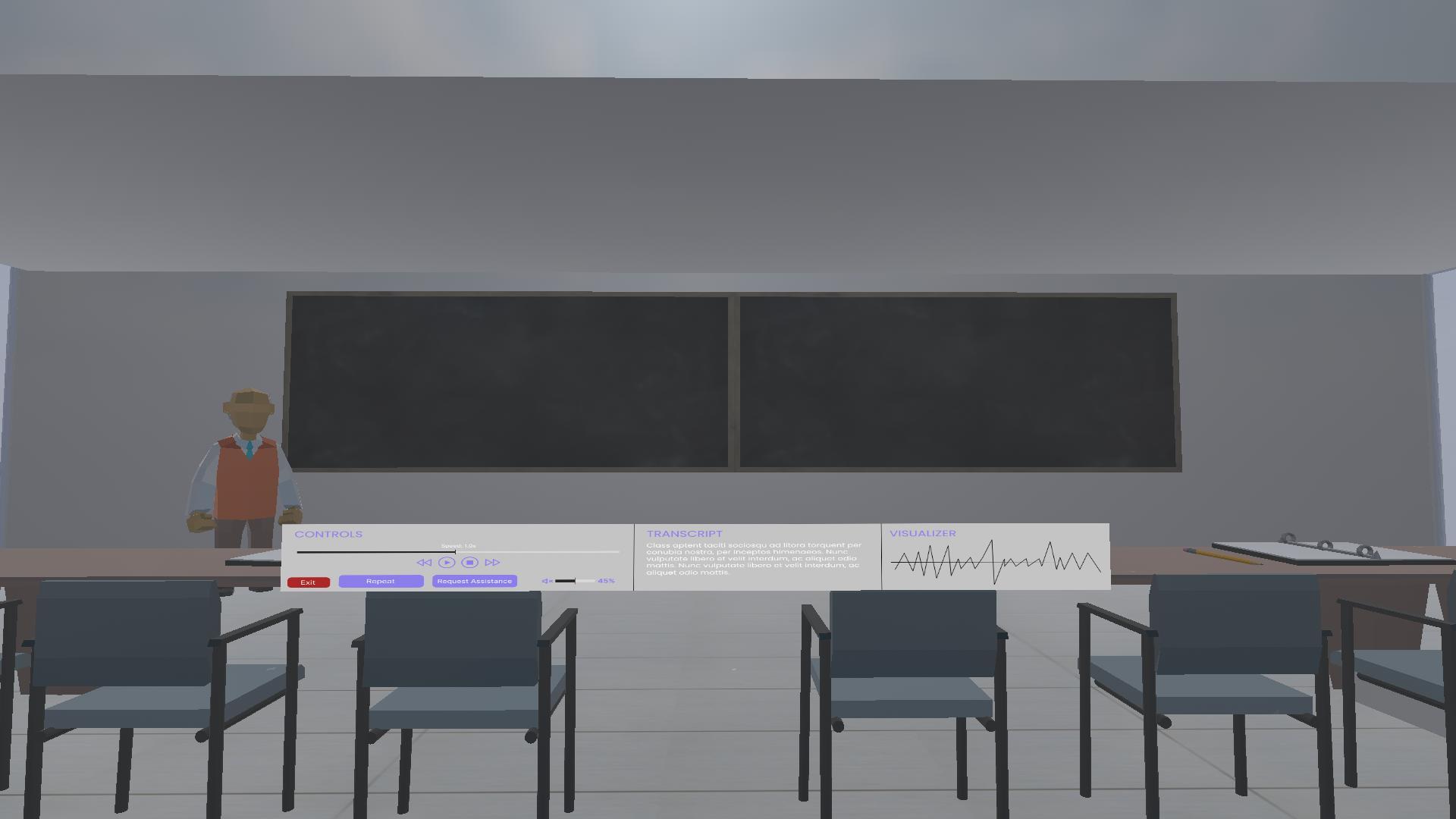 Walkthrough Scenario 1 (Attending a lecture)