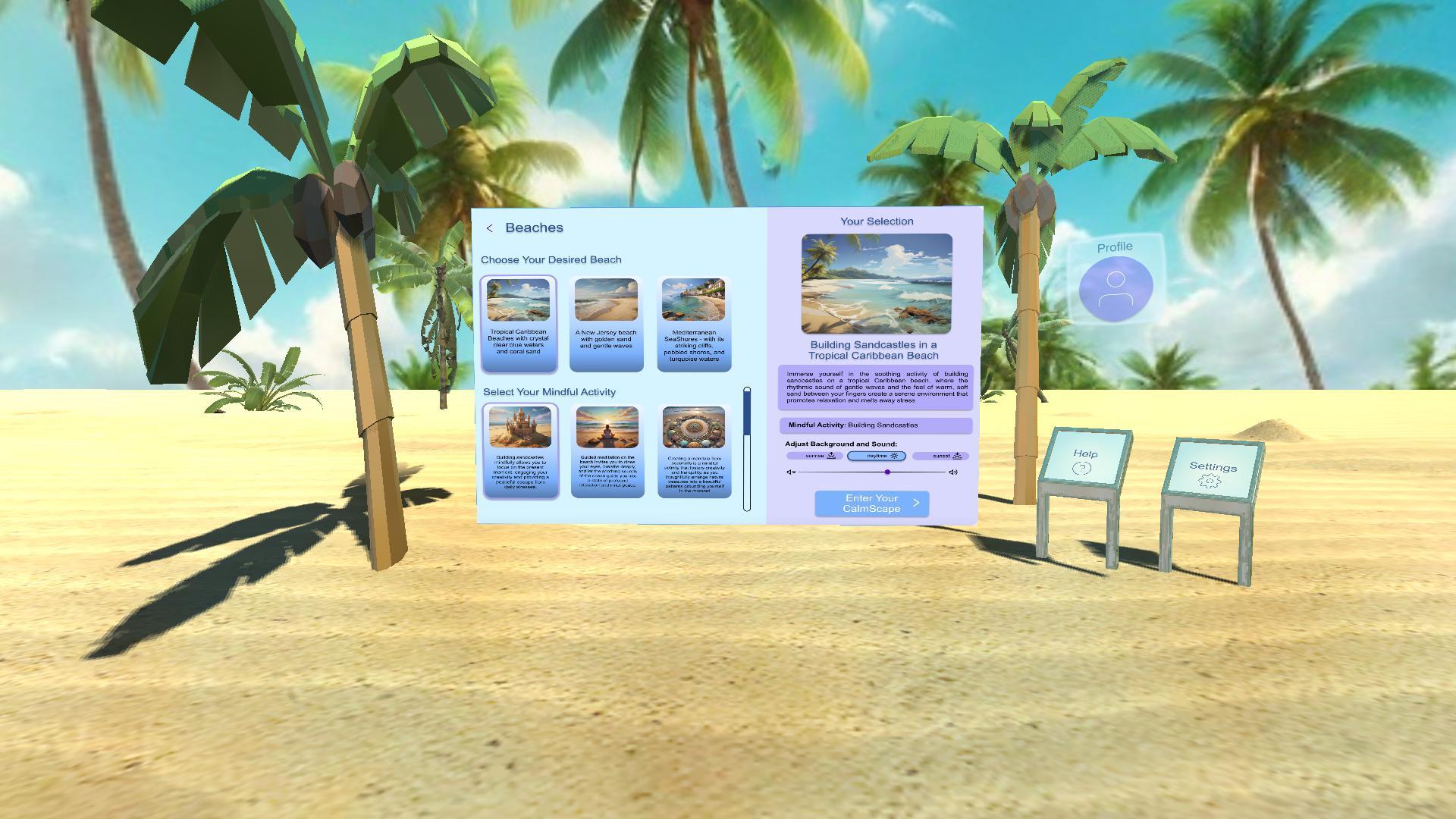 Choose Activity on Beach - A3